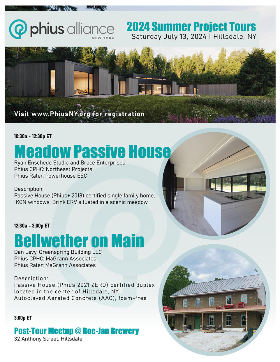 2024 Summer Project Tour: Meadow Passive House, Hillsdale NY | NESEA